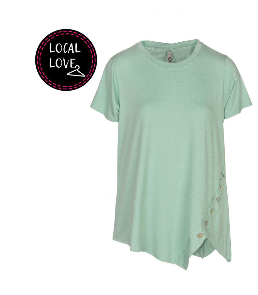 Cocoon Gelato Roma button top – Nicci Boutiques