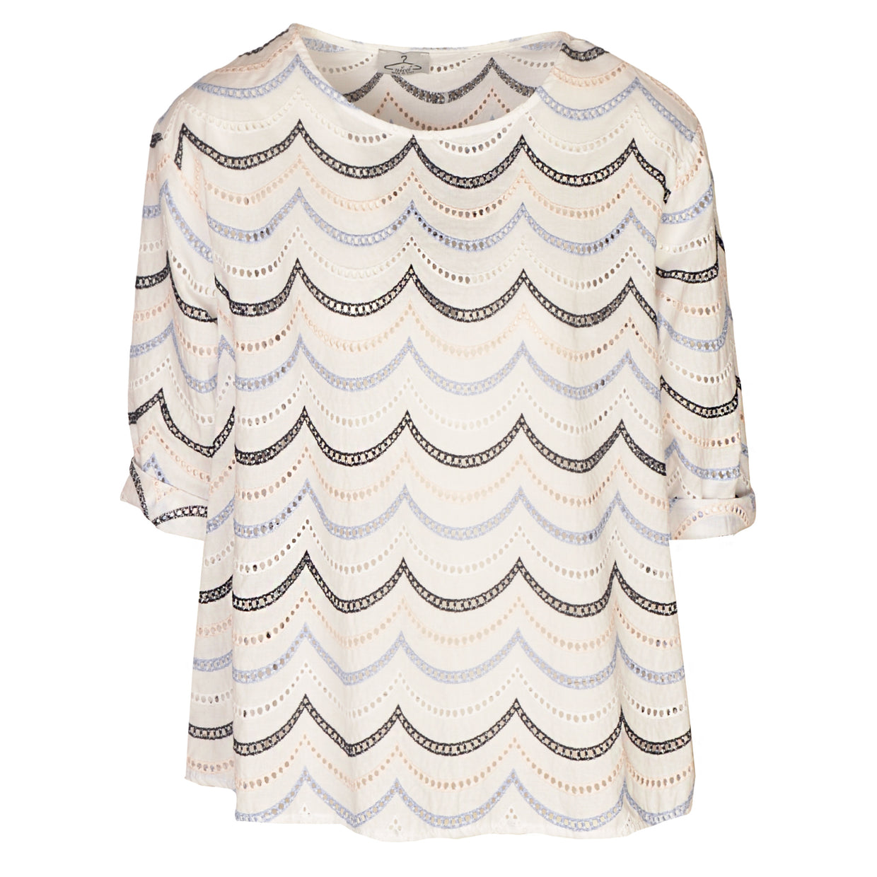 Anglaise wave stripe top – Nicci Boutiques