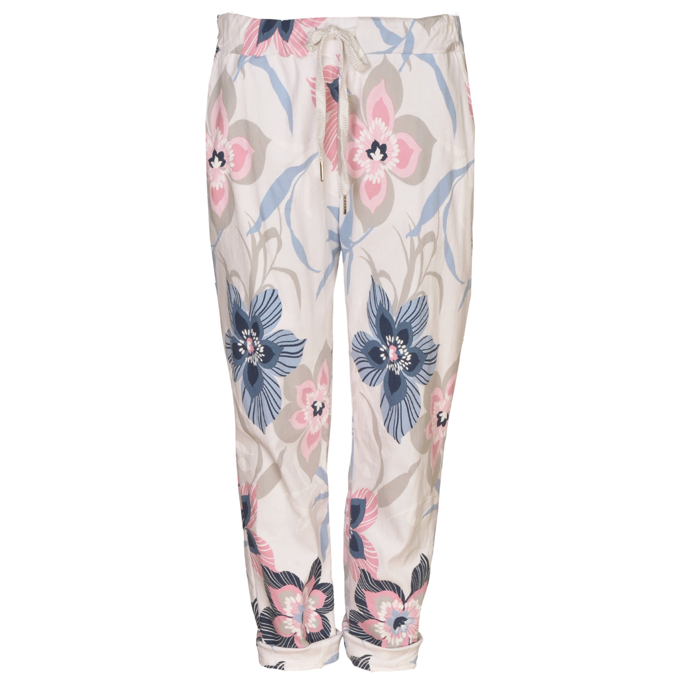 Pink floral print pants – Nicci Boutiques
